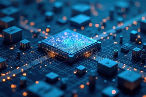 Industrial Iot Infrastructure Explained Stock Illustration
