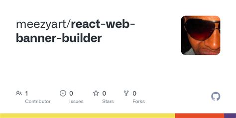 github meezyart react web banner builder