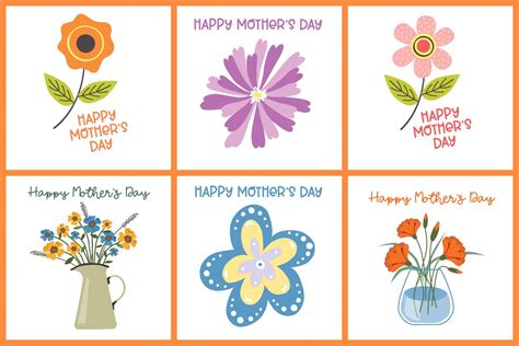 Free Printable Mothers Day Cards With Flowers 12 Different Designs