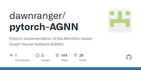 GitHub Dawnranger Pytorch AGNN Pytorch Implementation Of The Attention Based Graph Neural