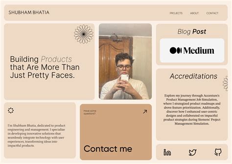 Minimal Portfolio Template Figma