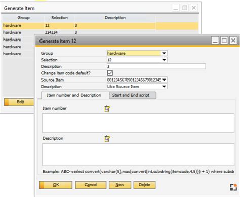 Skip The Create Window When Creating Duplicating An Item In Beas