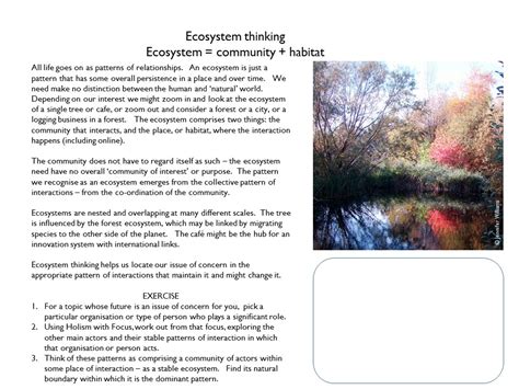 Ecosystem Thinking H3uni