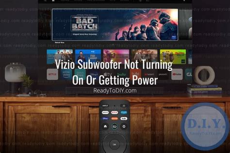 Vizio Subwoofer Not Working Ready To Diy
