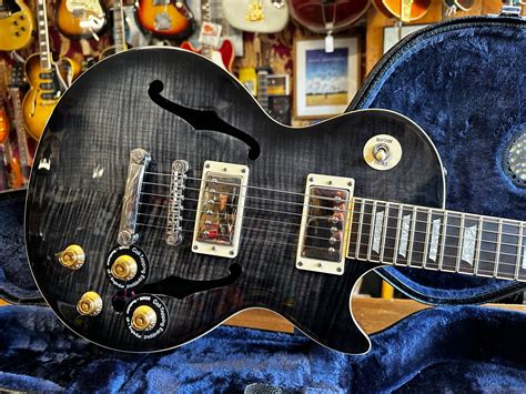 Epiphone Les Paul Standard Florentine Pro Trans Black 2014 Some Neck