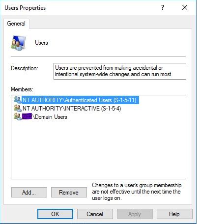 Strange Groups Shown In Local User Group Windows Spiceworks Community