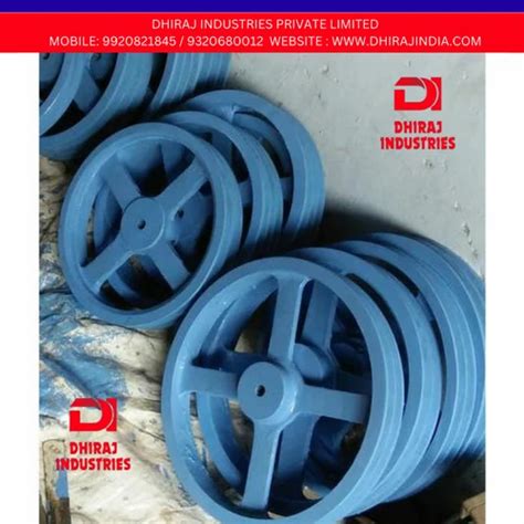 Dhiraj Fenner Solid V Belt Pulley Capacity 0 5 Ton Number Of Grooves 2 12 At Rs 200 Piece In