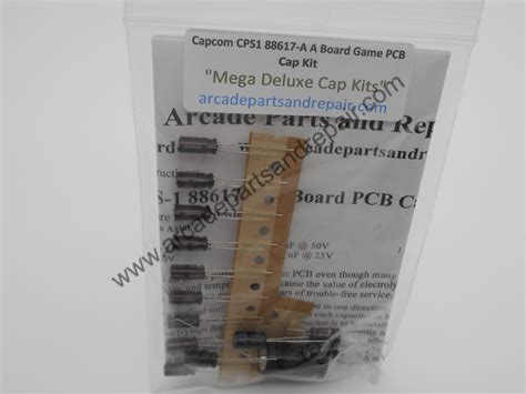 Capcom Cps 1 88617 A A Board Pcb 105c Cap Kit Arcade Parts And Repair