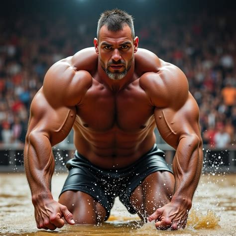 Turkish Oil Wrestling In The Wild
