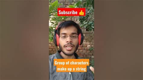 What Is A String In Programming Programming Strings Coders Coding Youtube