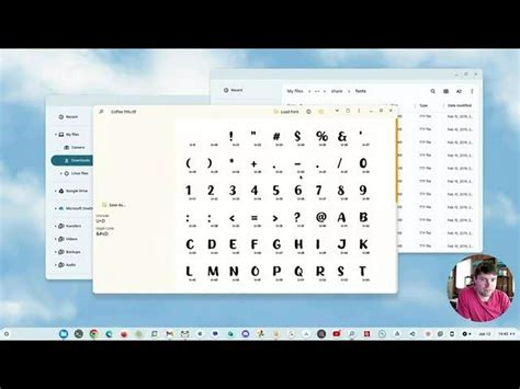 how to install custom fonts for linux apps on chrome os