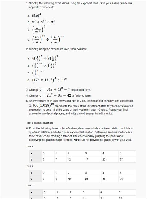Solved 1 Simplify The Following Expressions Using The