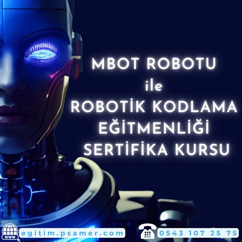 Mbot Robotu Ile Robotik Kodlama Eğitmenliği Sertifika Kursu Psamer