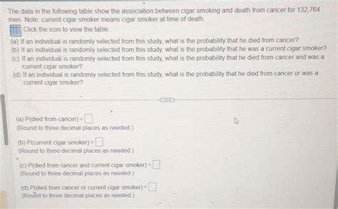 solved data table r n r nthe data in the following table