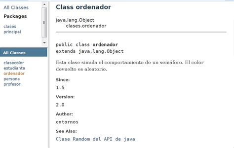 Anexo Vii Práctica Javadoc Con Eclipse
