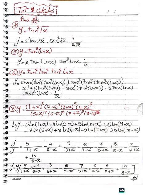 Calculus 1 Tut 4 Pdf