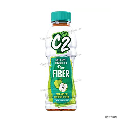 C2 Plus Fiber Green Apple 350ml X 1