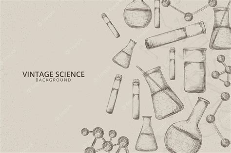 Premium Vector Vintage Science Background