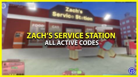 Roblox Zachs Service Station Codes June 2023