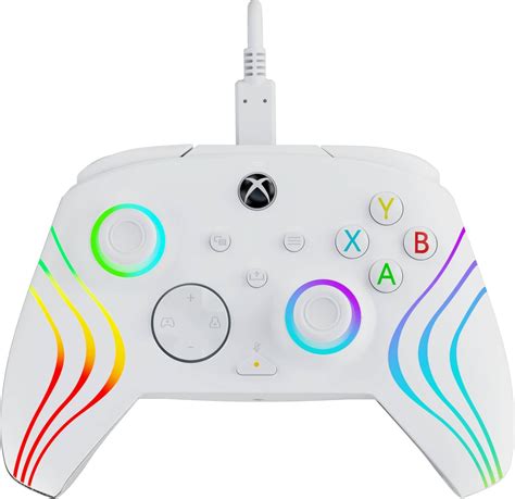 Pdp Afterglow Wave Wired Xbox Controller White • Price