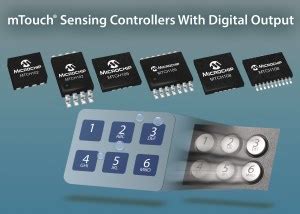 Microchip Releases MTCH102 5 8 Capacitive Touch Controller