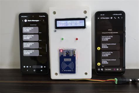 RC522 RFID And GSM Based Attendance System