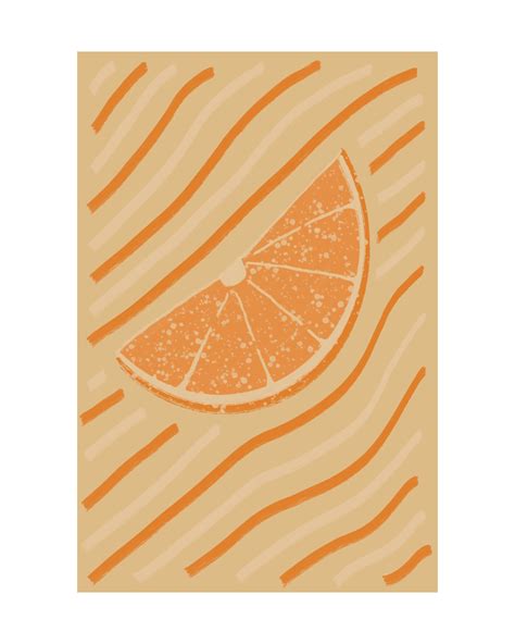 Orange Segment Rosie Andre