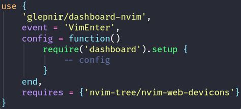 Module Dashboard Not Found · Issue 294 · Nvimdevdashboard Nvim · Github