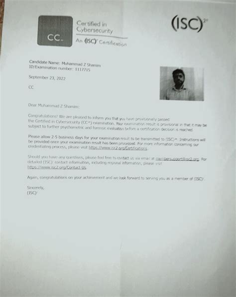 Muhammad Zohair Shamim On Linkedin Isc2 Isc2member 18 Comments