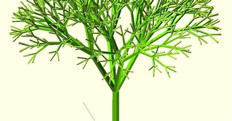 Recursive Tree With Some Degree Of Randomness By Roman Hegglin Download Free STL Model