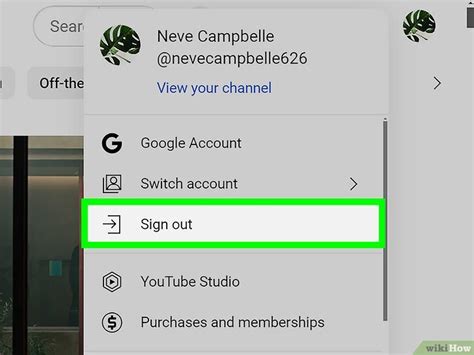 How To Sign Out Of A YouTube Account Android IPhone PC