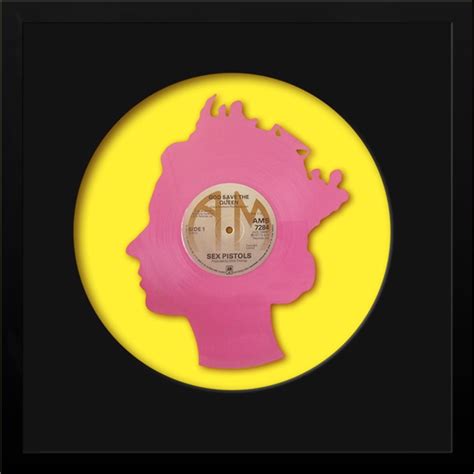 Keith Haynes Sex Pistols God Save The Queen Pink On Yellow Snap Galleries Limited