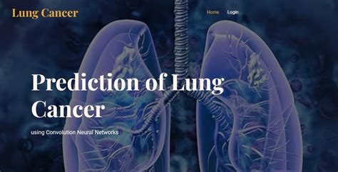 Jppy2316 Prediction Of Lung Cancer Using Convolution Neural Networks Jp Infotech