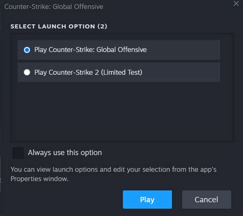 Hướng dẫn tham gia Limited Test Counter Strike 2