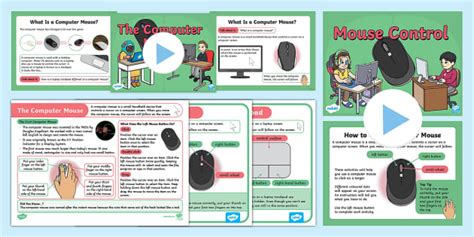 the computer mouse information and activity pack ks1