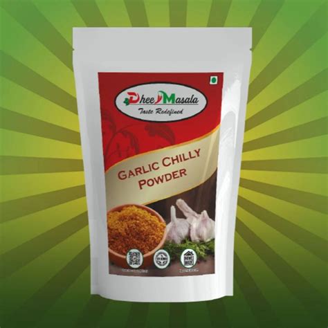 Packet Dhee Masala Garlic Chilly Chutney Powder 100 Gm At ₹ 82 Pack In Bengaluru