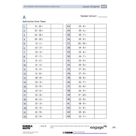 Subtract From Multiples