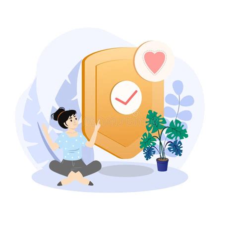 Reliability Illustration Flat Core Value Collection Stock Vector Illustration Of Armor Icon