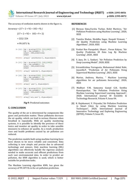 Air Pollution Prediction Using Machine Learning Pdf
