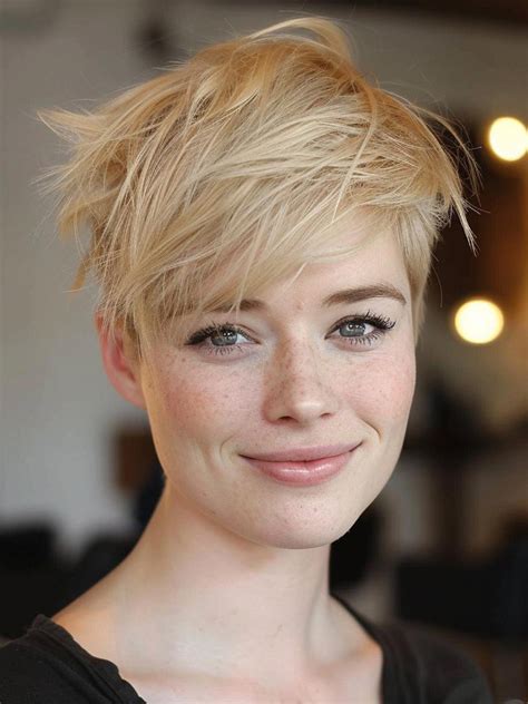 Very Short Pixie Wigs Monofilament 4 Layered Wigs
