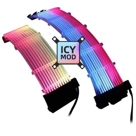 Argb Gpu Extension Cable 8pin Rainbow Case Lighting Strip 8 8 Strimer Wire 24pin Mobo Vga 8 8 8