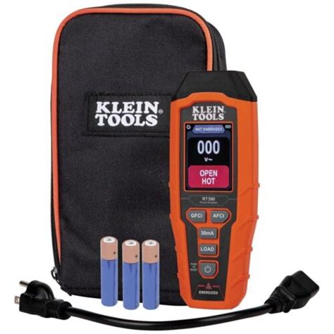 Klein Tools Rt390 Circuit Analyzer With Large Lcd Identifies Wiring Faults Ebay