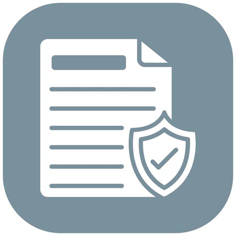 Premium Vector Secure Document Vector Illustration Style