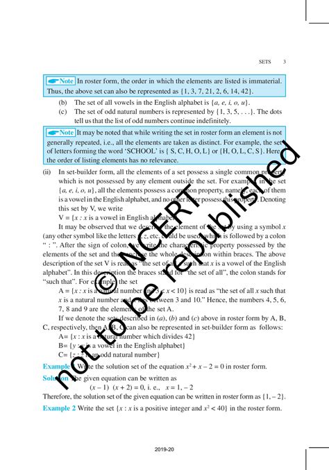 CBSE Class NCERT Book Maths SETS Chapter Khachar Paranjay Page Flip PDF Online