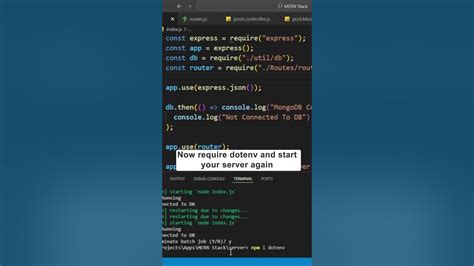 How To Secure Your Mongodb Connection String In Mern Stack Mernstack