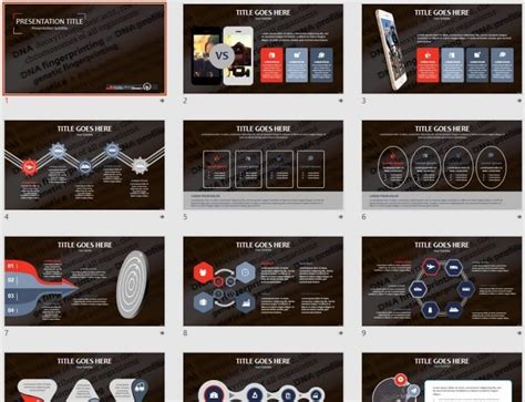 DNA Profiling PowerPoint 73257