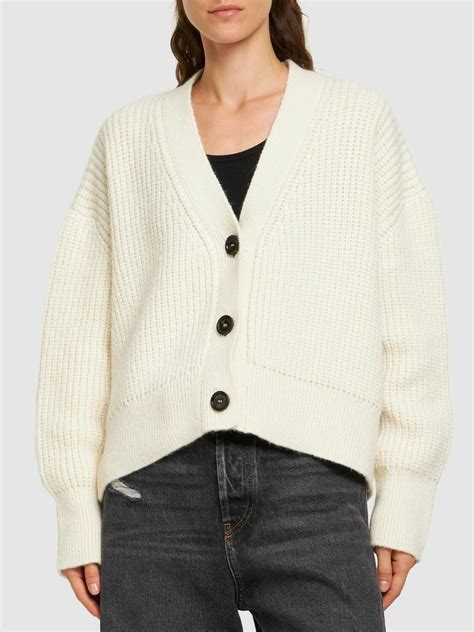 Anine Bing Maxwell Wool Blend Cardigan Anine Bing