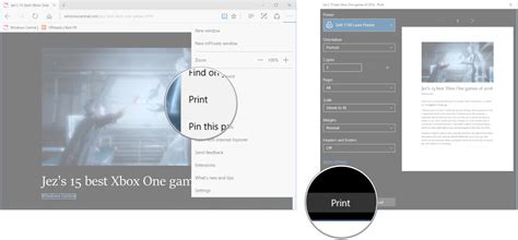 How To Print From Edge For Windows 10 Windows Central