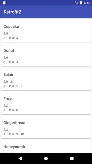 Json “object Arrays” Parsing Using Retrofit Recycleview And Cardview