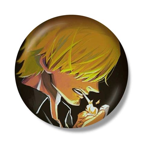 Значок из аниме "Ван Пис" / (One Piece) - Винсмок Санджи - купить с ...